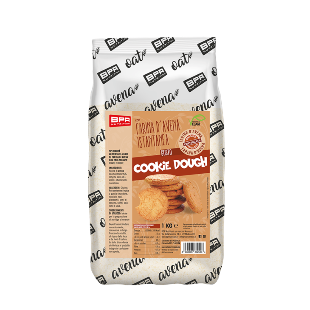 FARINA DI AVENA 1KG-COOKIE DOUGH - Aesthetic Nutrition